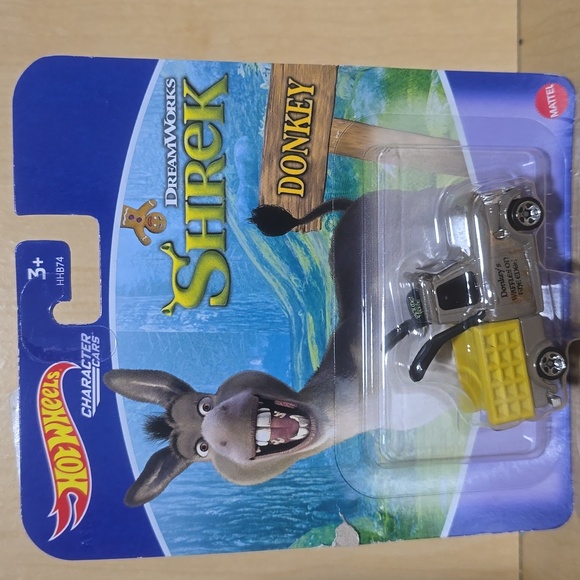 Mattel Toys Nwt Hot Wheels Character Cars Donkey From Shrek Truck